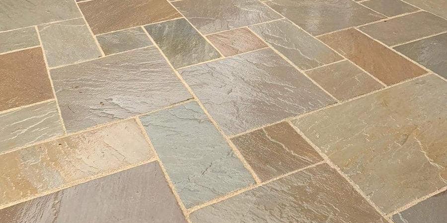 Indian Sandstone Paving Patterns 3 Sizes