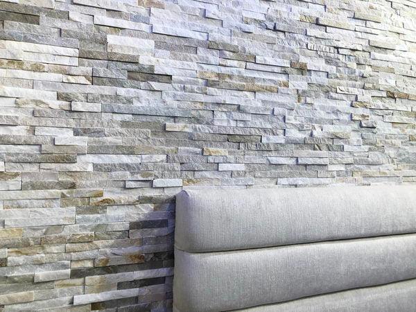 Split Face Tiles Oyster Quartz