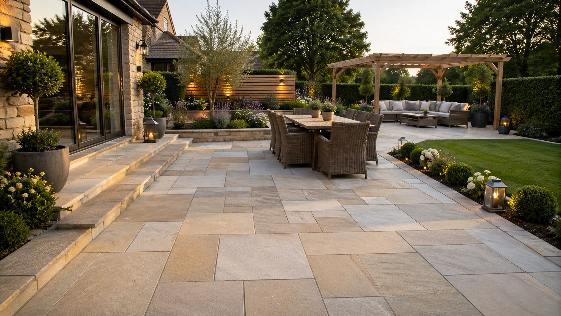 Best Paving Slabs for UK Patios 2026 | Porcelain, Sandstone & Granite ...