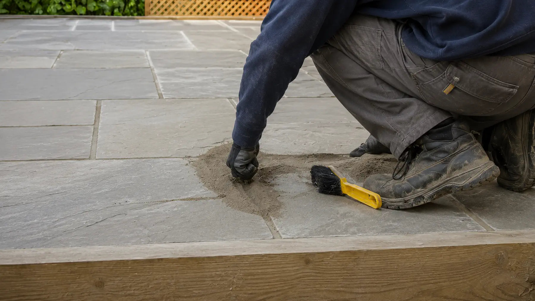 How to Point or Repoint Indian Sandstone Patio | Paving Slabs UK