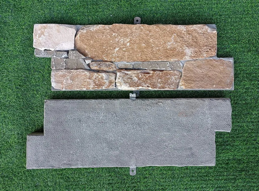 Stone Cladding Cement Backing - interlocking