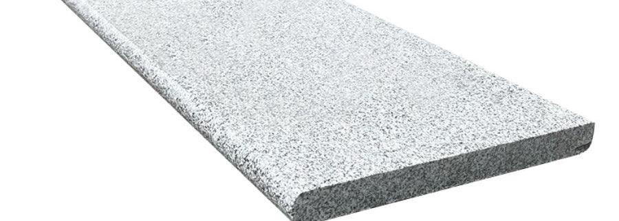 Bullnose Steps, Coping Stones, Edging Stones for Garden - blue grey