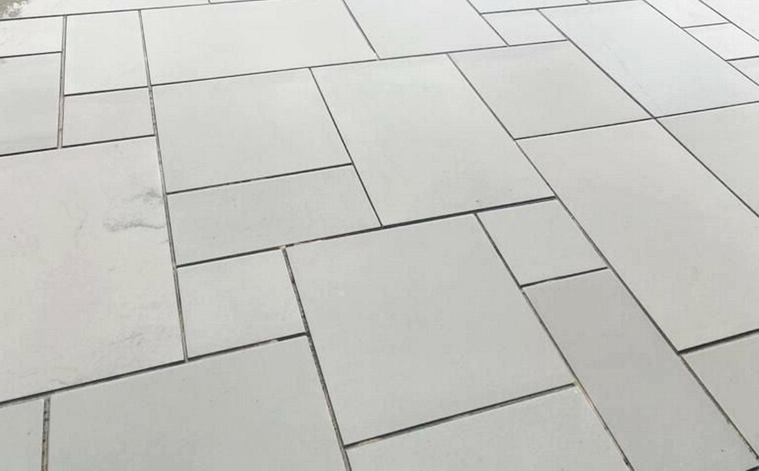 Smooth Indian Sandstone Paving Sawn Honed | flat bottom
