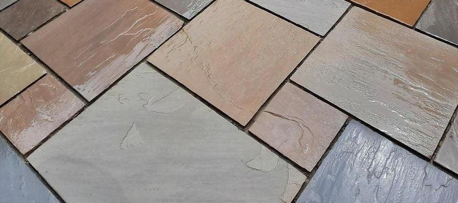 Indian Sandstone Paving Patterns 5 Sizes
