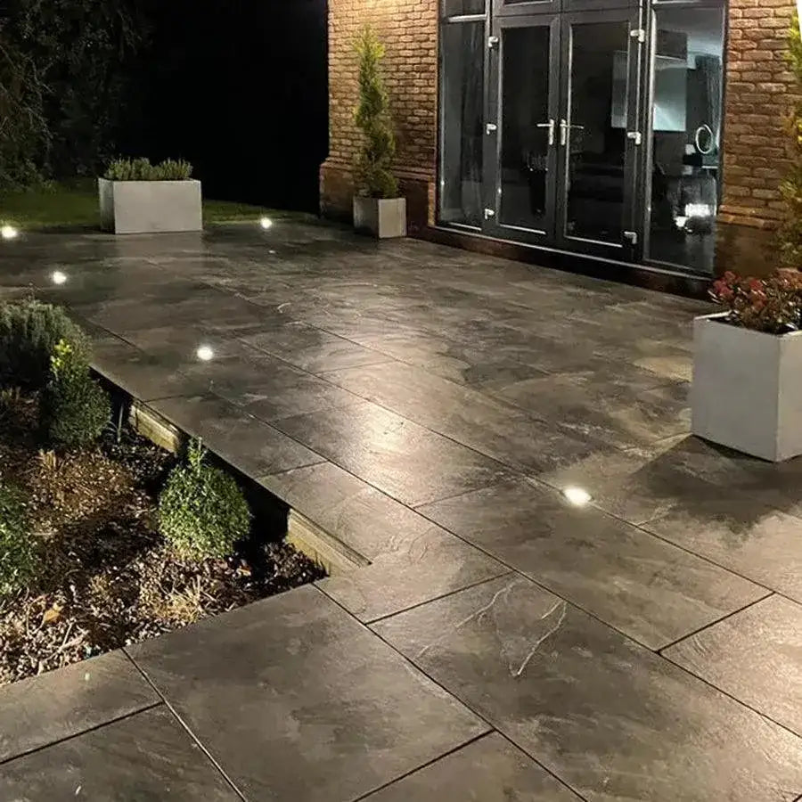 Brazilian Black Slate Paving Slabs 900 x 600 x 20