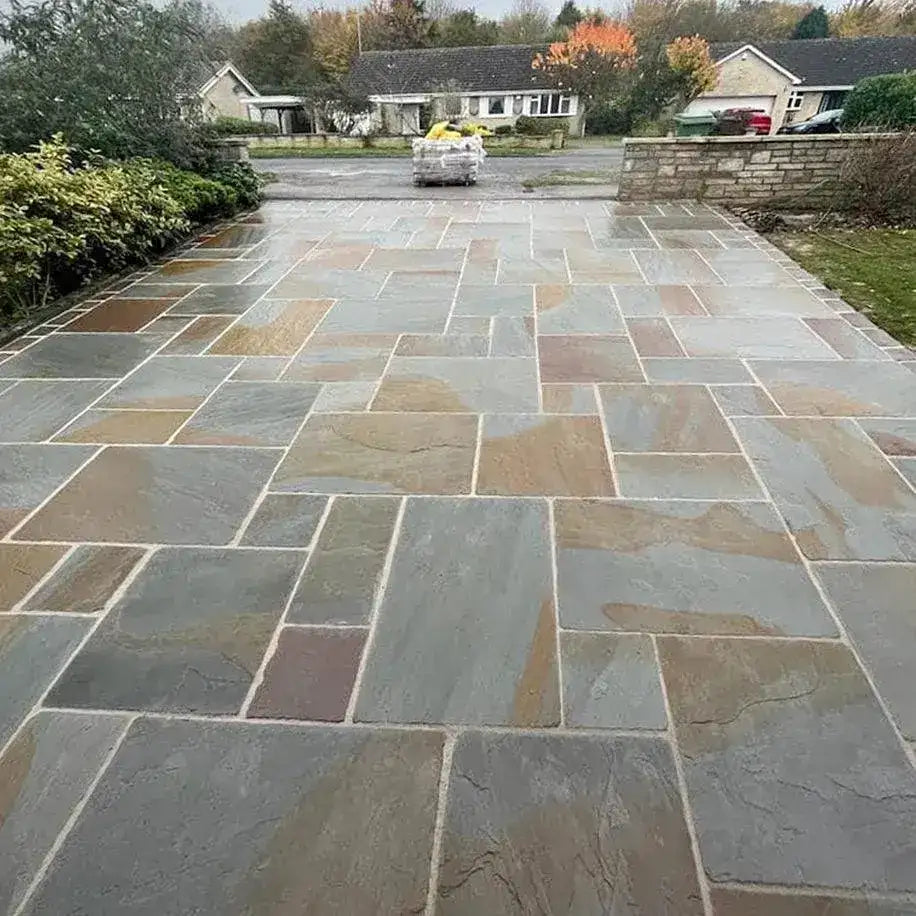 Indian York Sandstone Paving Slabs Patio Packs | Paving Slabs UK