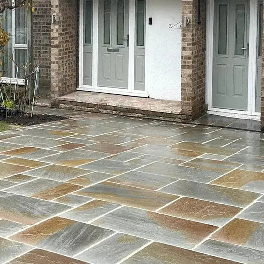 Indian York Sandstone Paving Slabs Patio Packs | Paving Slabs UK