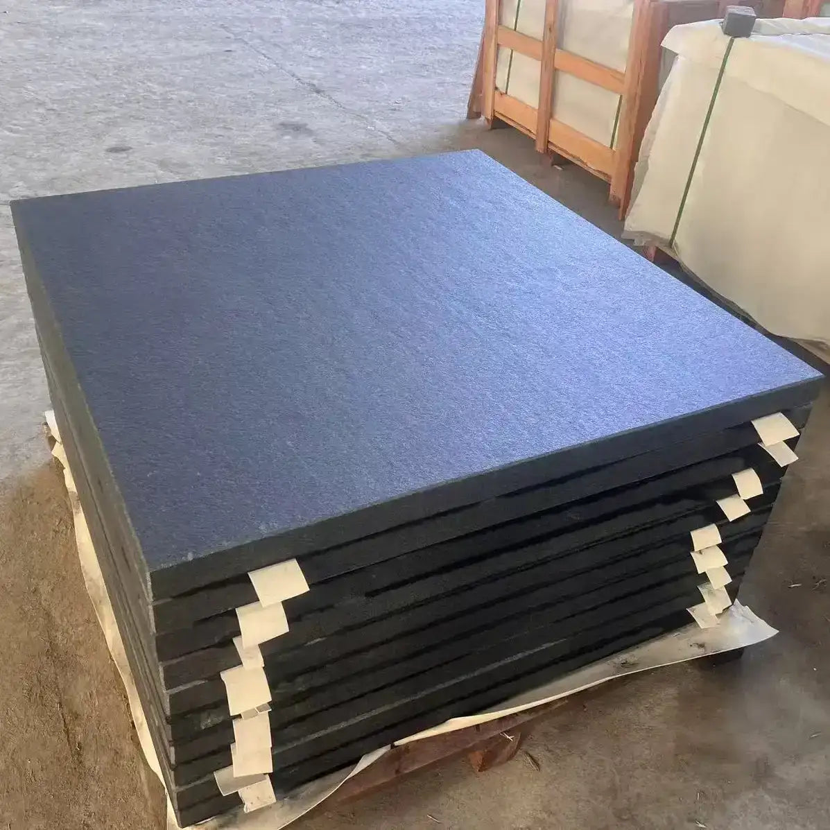 Luxury Absolute Black Granite Paving Slabs 900x600x20 | Paving Slabs UK