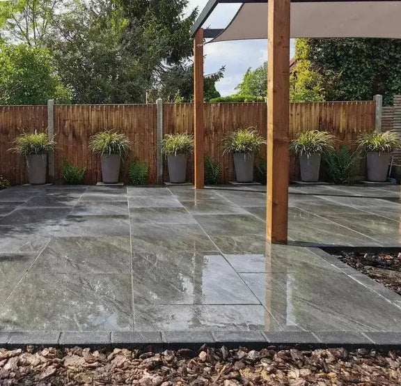 Anthracite Black Porcelain Paving Slabs 900x600x20 | Paving Slabs UK
