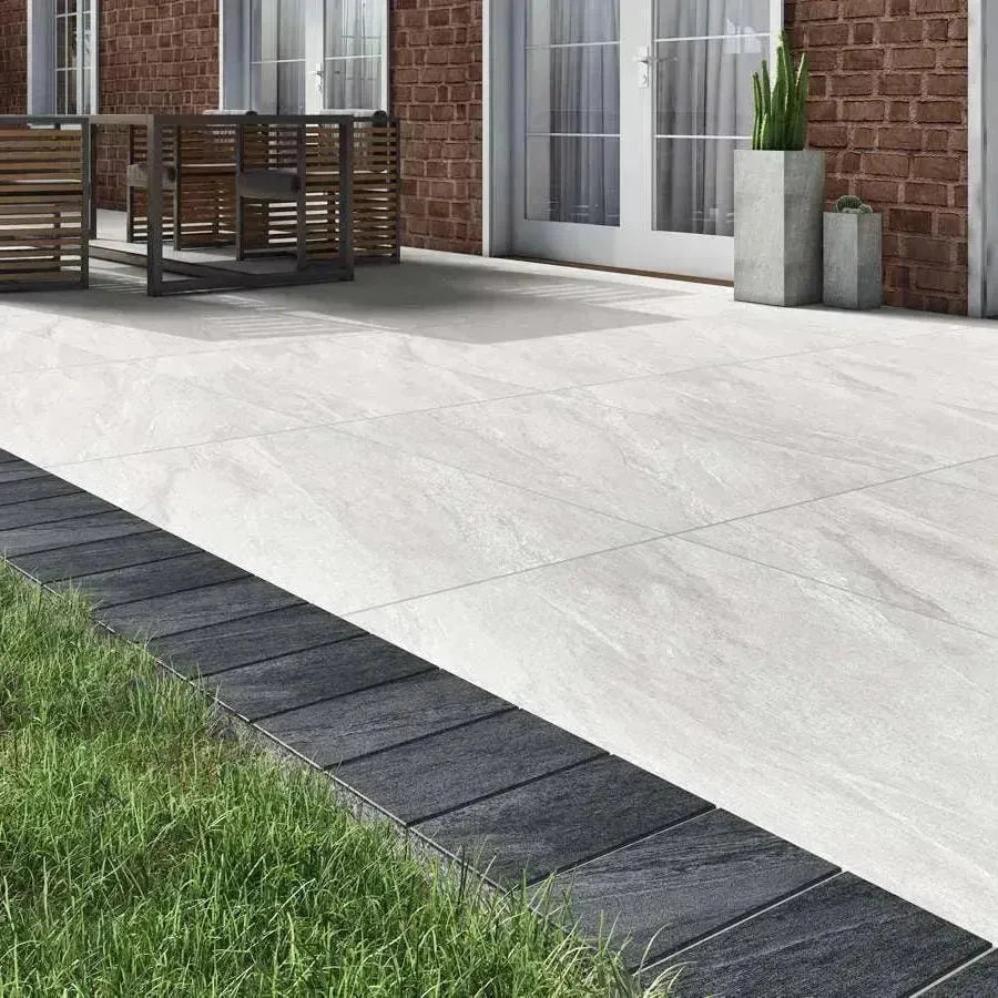 Anthracite Black Porcelain Cobble Setts 200 x 100