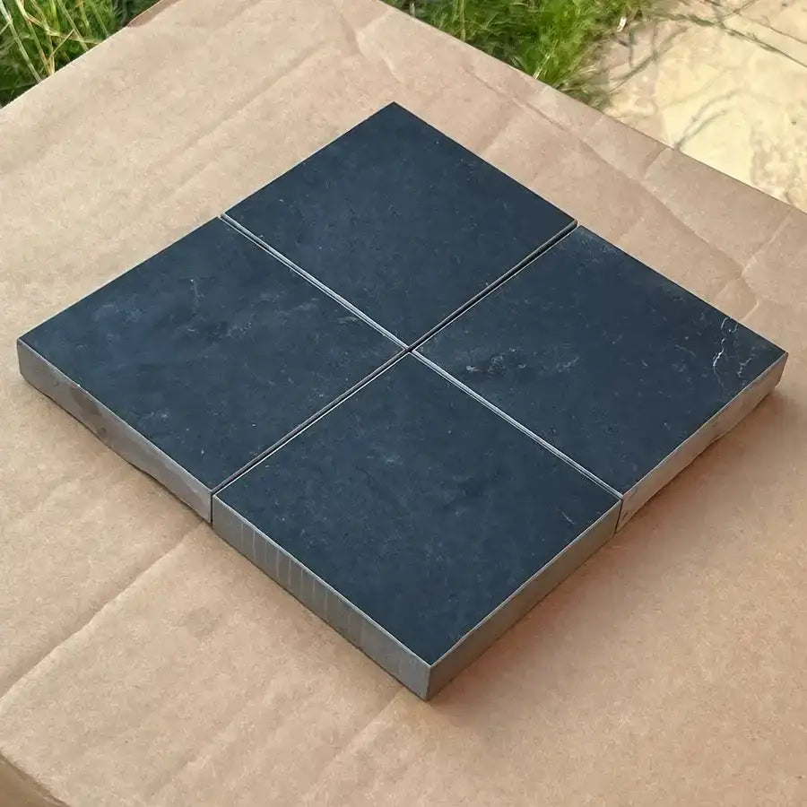 County Anthracite Porcelain Edging Setts 100 x 100 x 20 - Paving Slabs UK