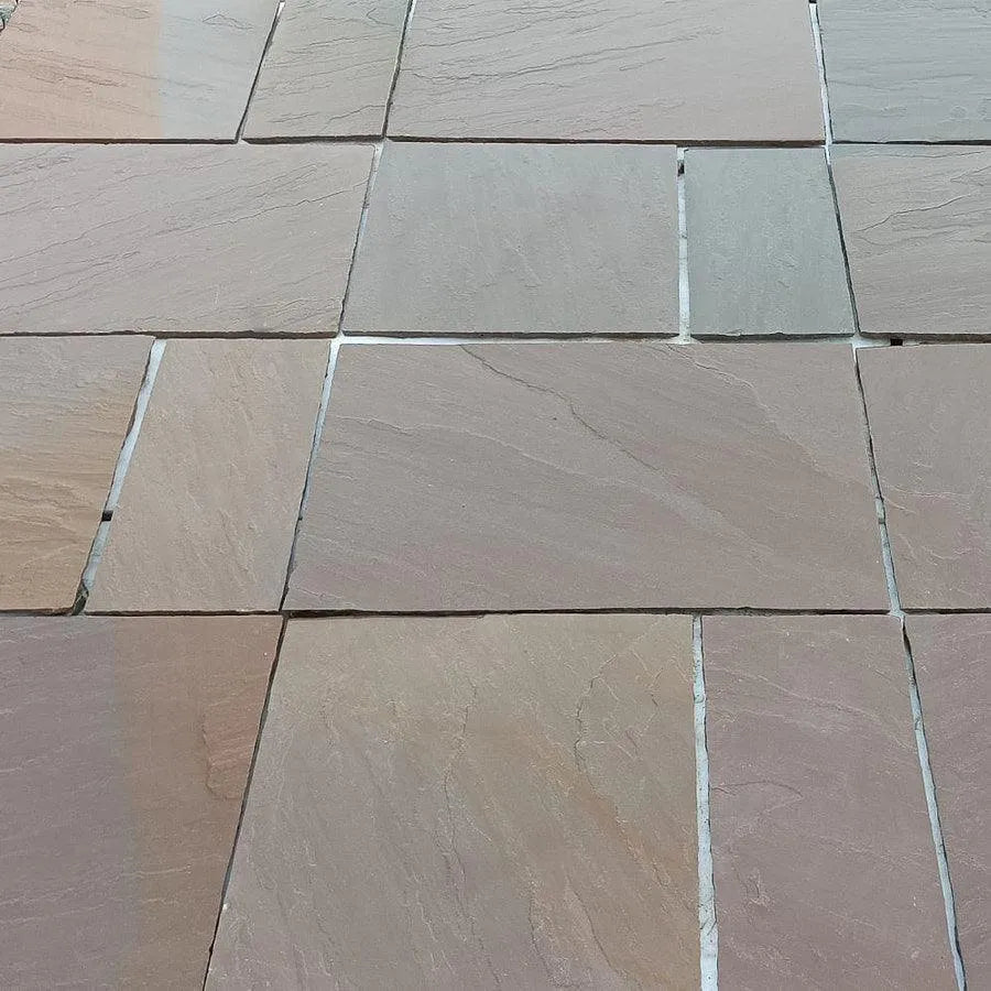 Autumn Blend Sandstone Paving 3 Sizes 22mm