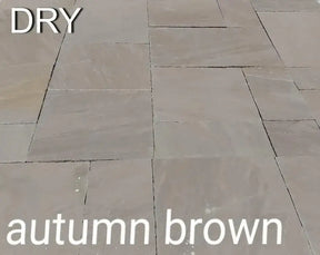 Autumn Brown Indian Sandstone Paving 900 x 600 | Paving Slabs UK