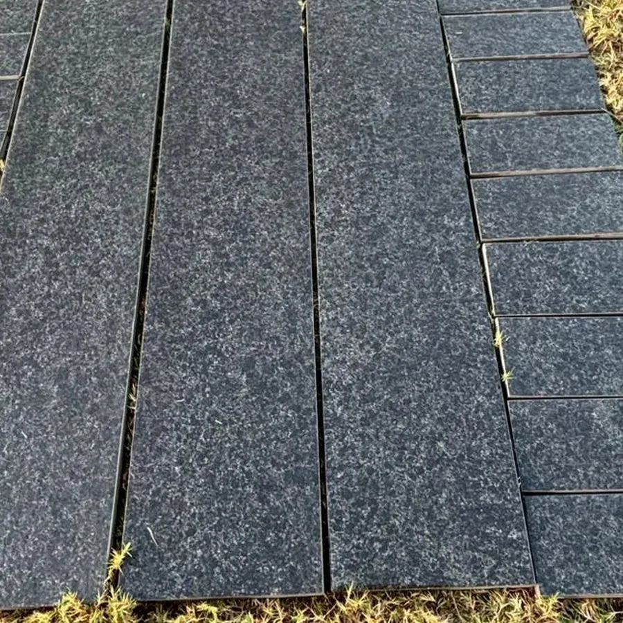 Black Basalt Porcelain Edging Planks 900 x 200