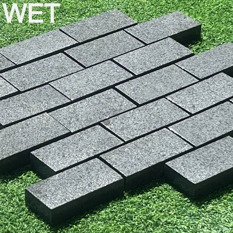 Sawn Granite Setts Mid Grey Flamed 200 x 100 x 50