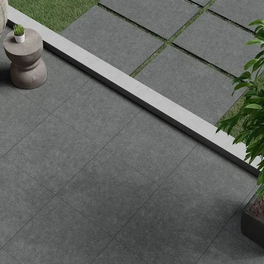 Bluestone Grey Porcelain Paving Tiles 900 x 600