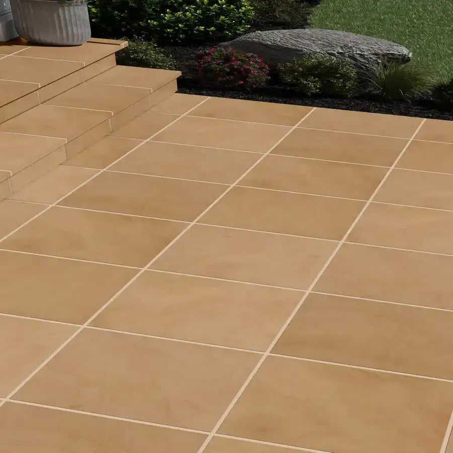 Buff Sandstone Porcelain Paving Slabs 900x600x20 | Paving Slabs UK