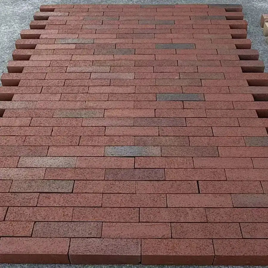 Clay Pavers Burnt Red Brick 200x48x58 From £69.99/m² - Paving Slabs UK