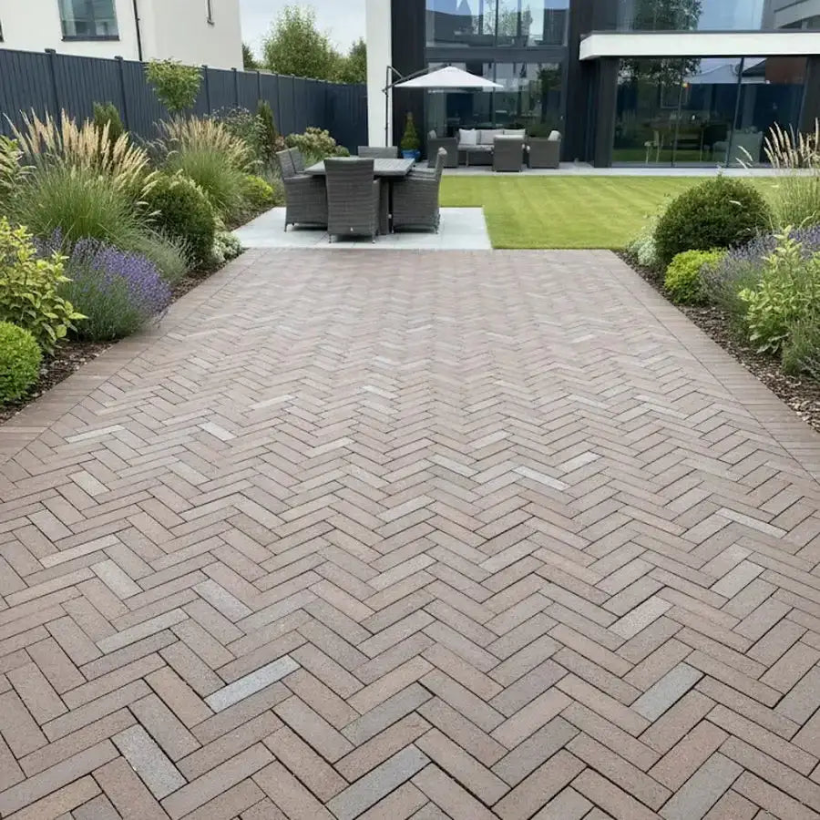Clay Pavers Burnt Umber Brick 200x48x58 | Paving Slabs UK