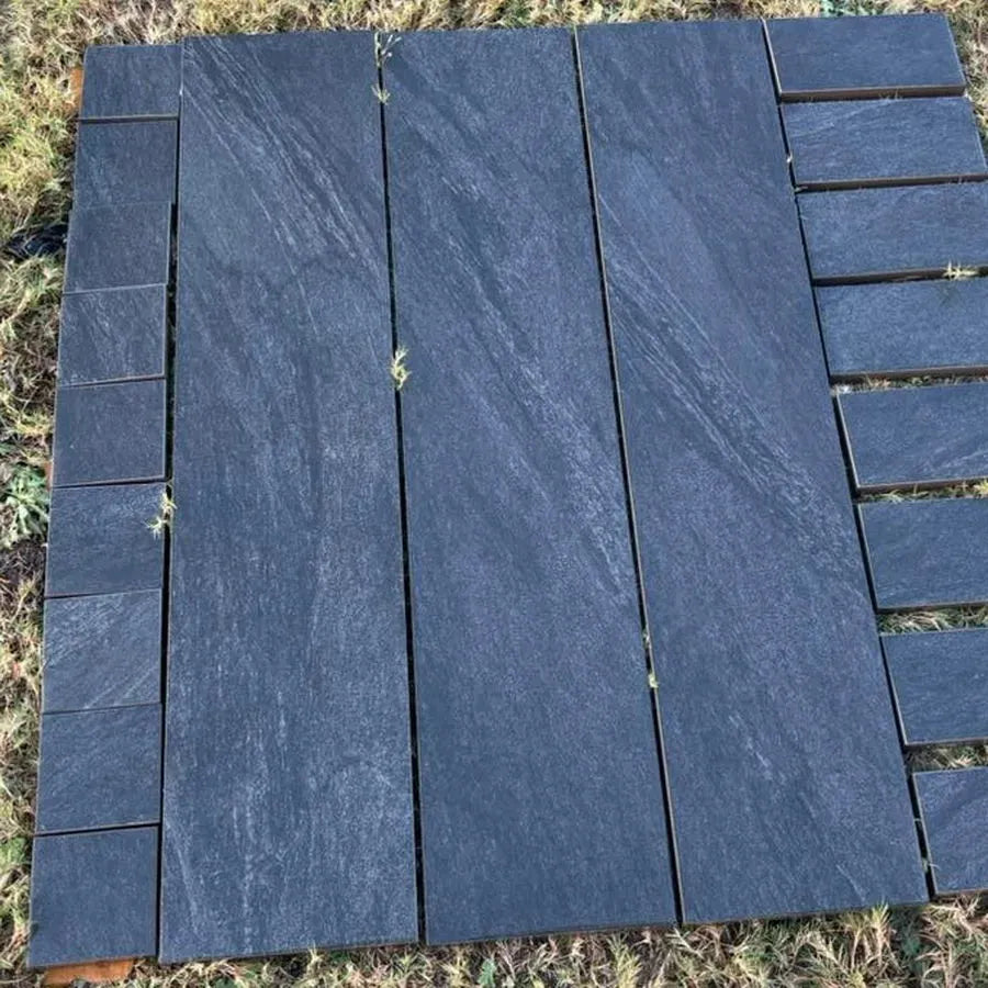 County Anthracite Porcelain Paving Edging Planks 900 x 200 | Paving ...