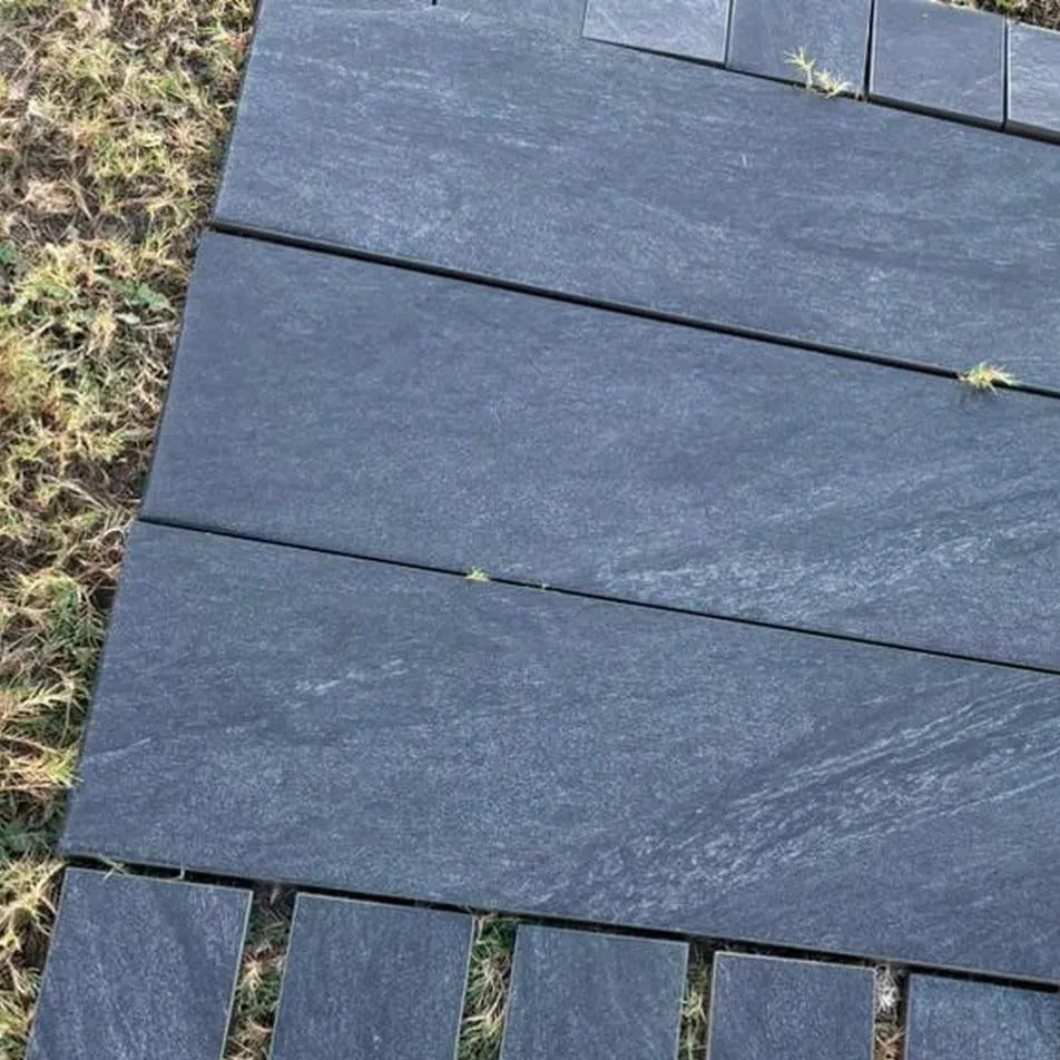 County Anthracite Porcelain Edging Planks 900 x 600