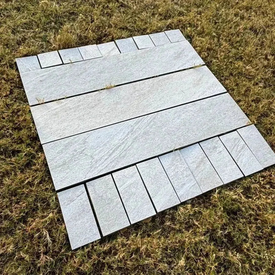 County Light Grey Porcelain Edging Planks 900 x 200