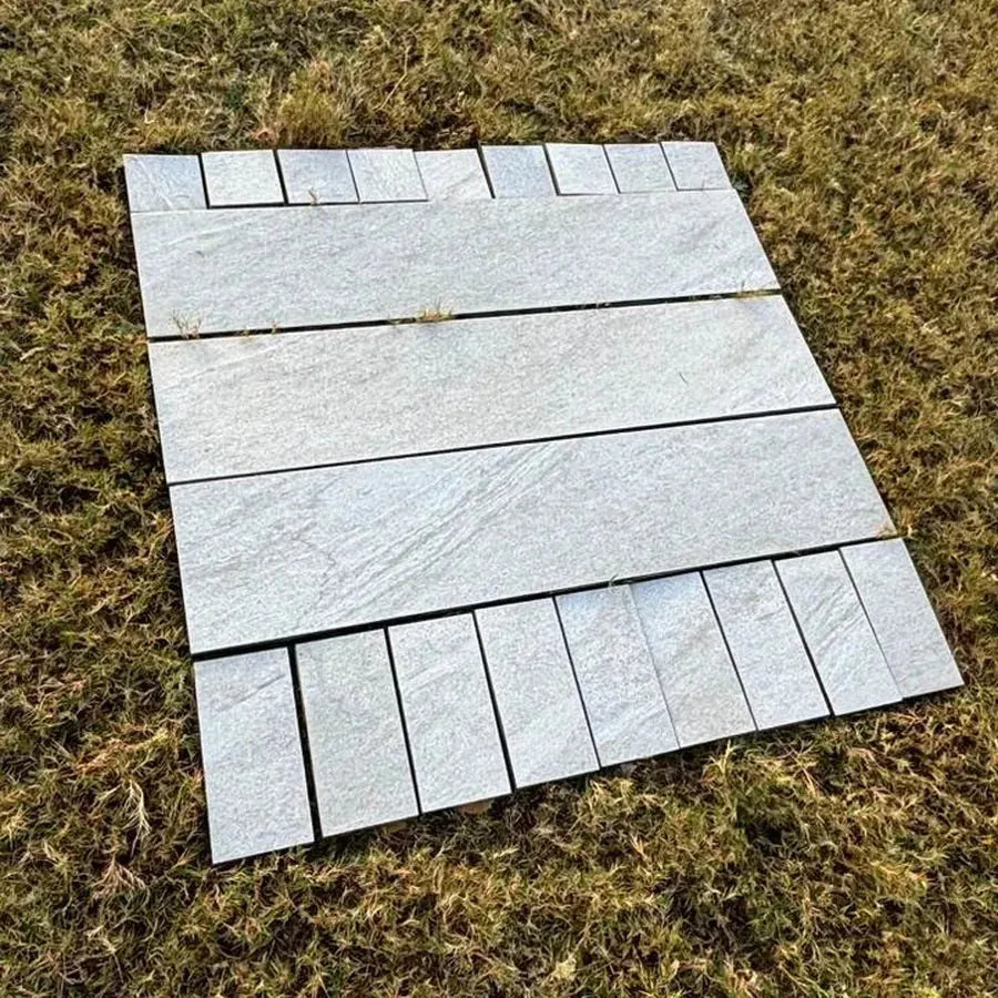 County Light Grey Porcelain Edging Planks 900 x 200