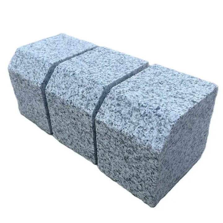 Granite Block Kerbs, Silver Granite Edgings 125x125x100 | Paving Slabs UK
