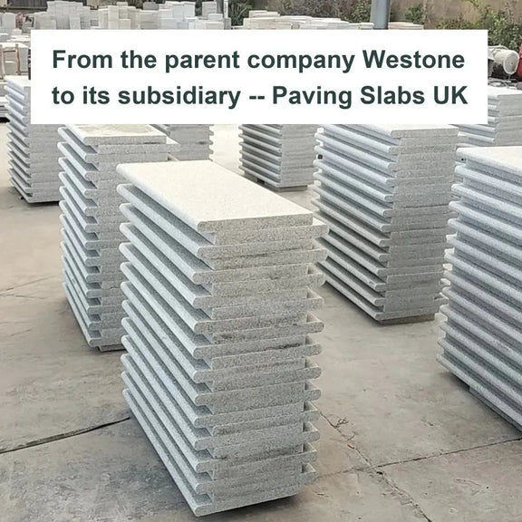 Granite Bullnose Steps Silver Grey 900x400x40