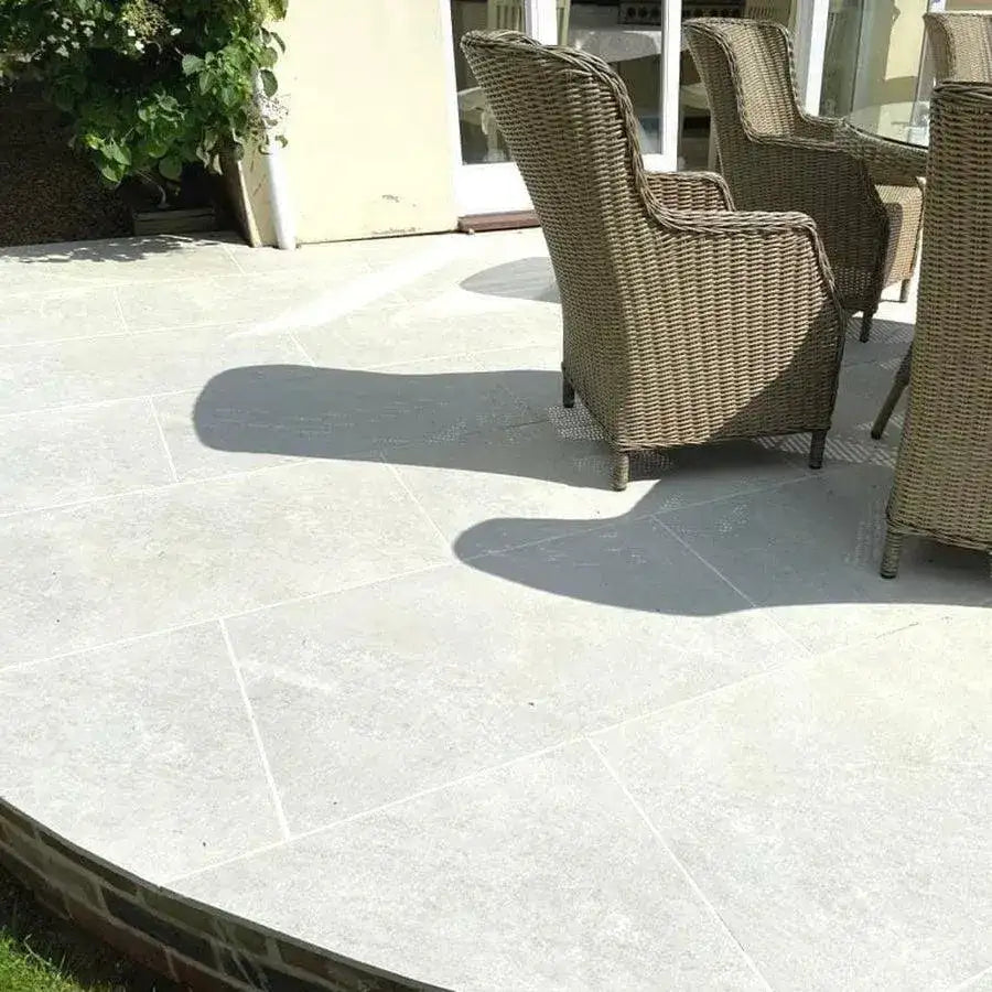 Himalayan White Porcelain Paving Tiles 600 x 600