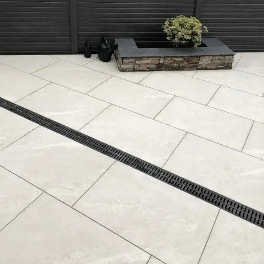 Himalayan White Porcelain Paving Slabs 900 x 600 | Paving Slabs UK