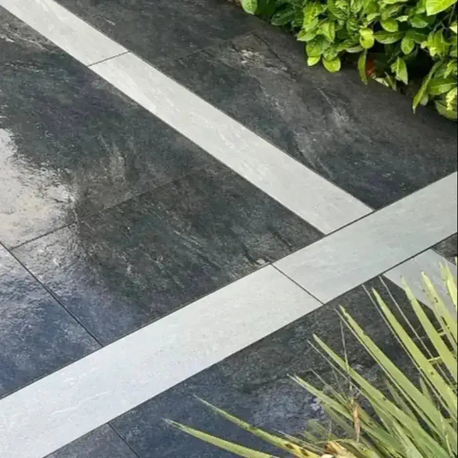 Kandla Grey Porcelain Paving Slabs 900 x 600