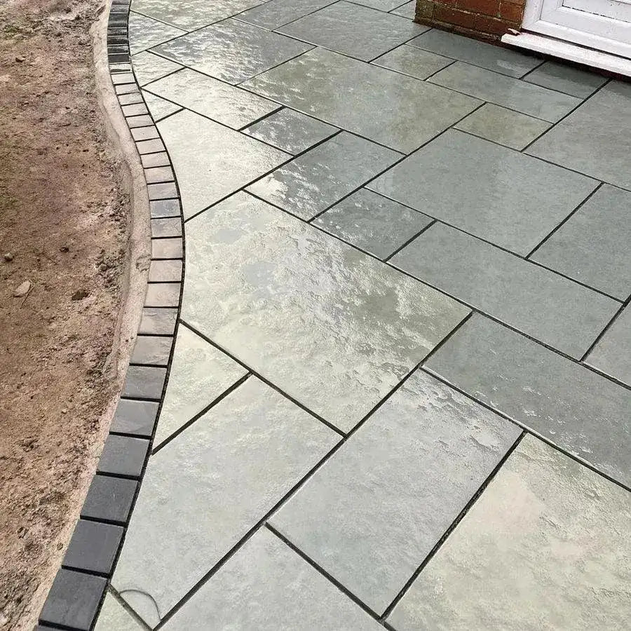 Kota Blue Limestone Paving Patio Sawn