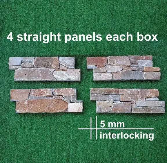 Golden Quartz Stone Cladding, Contemporary Z Tiles Clad | Paving Slabs UK