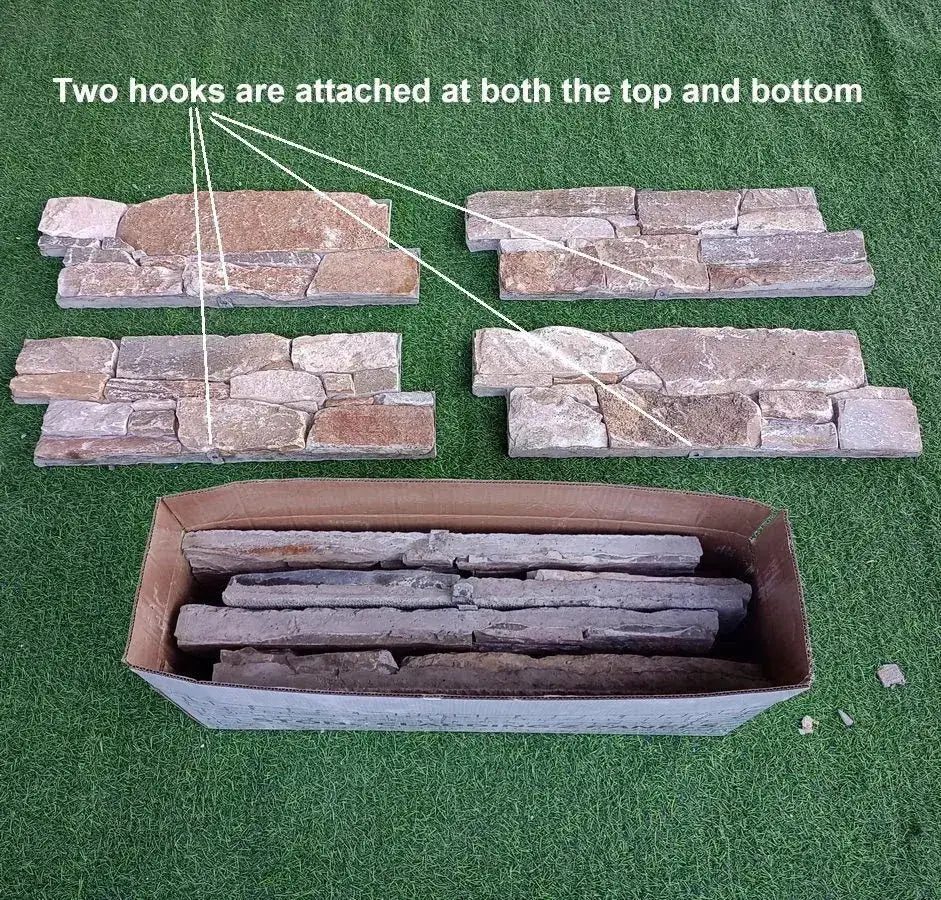 Golden Quartz Stone Cladding, Contemporary Z Tiles Clad