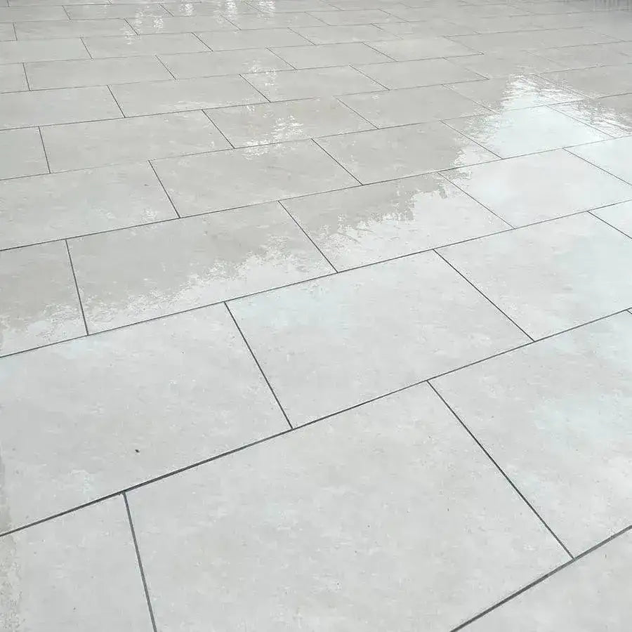Quartz White Porcelain Paving Slabs 900x600x20 | Paving Slabs UK