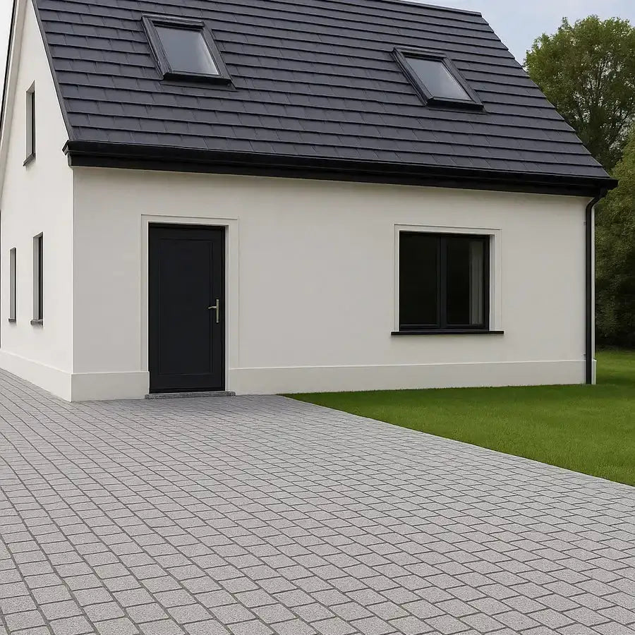 Sawn Granite Setts Silver Grey Edging Stones 100x100x50mm | Paving Slabs UK