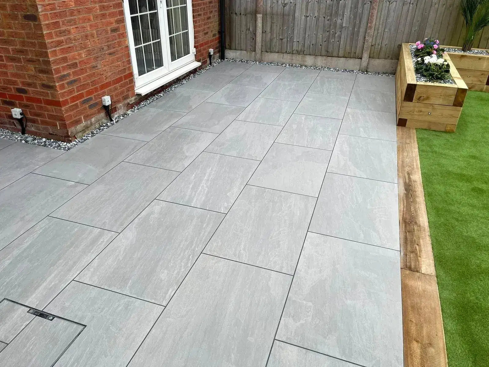 Silver Kandla Grey Porcelain Paving 900 x 600 x 20