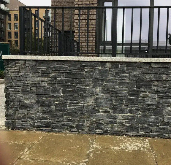 Black Slate Cladding Dark Grey Z Tiles Clad Panels | Paving Slabs UK