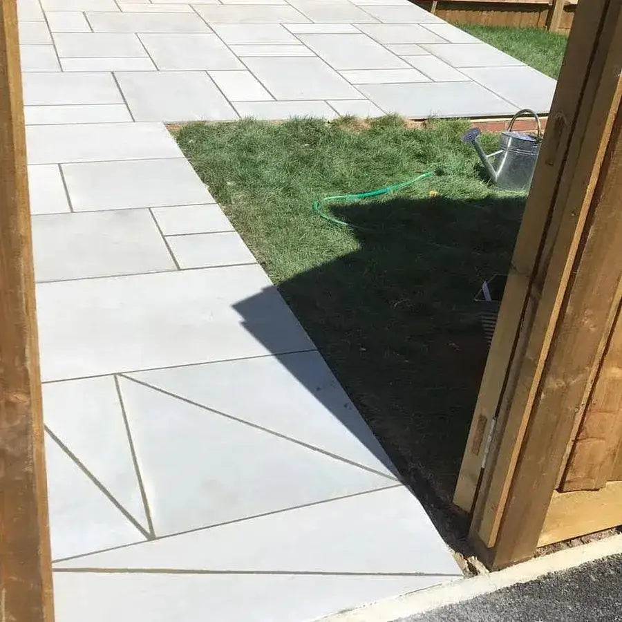 Kandla Grey Smooth Sandstone Paving Patio Packs