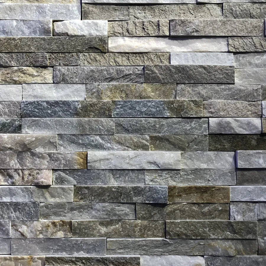 Oyster Quartz Split Face Tiles Cladding 360 x 100 | Paving Slabs UK