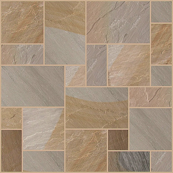 Indian York Sandstone Paving Slabs 600 x 600 | Paving Slabs UK