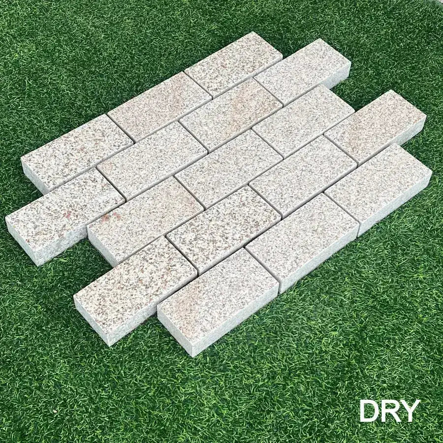 Sawn Granite Setts Yellow Gold Edging Stone 200 x 100 x 50