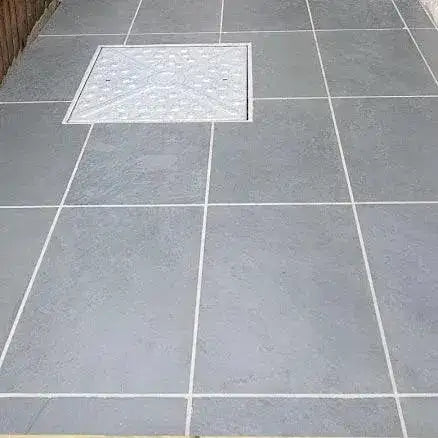 Grey Slate Paving Slabs, Brazilian Slate 600x600x20mm | Paving Slabs UK