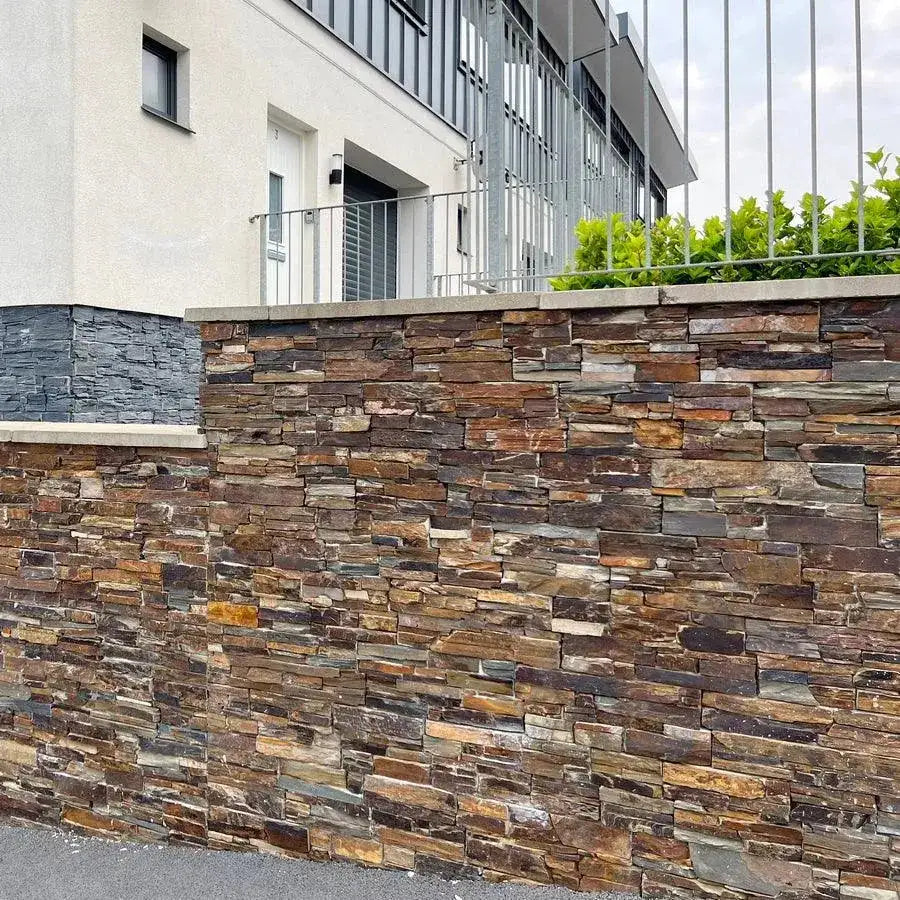 Exterior Stone Cladding Multicolour Slate Z Panels 550 X 200