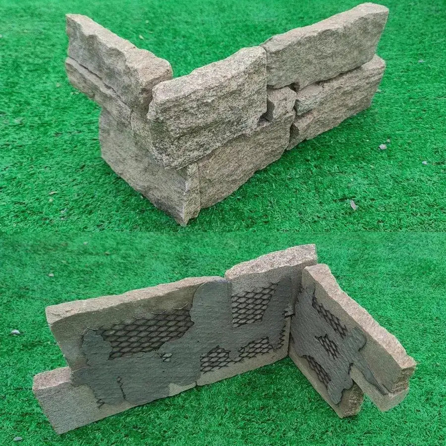 Stone Cladding Yellow Gneiss Z Tiles Clad Panels