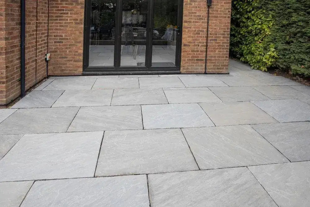 Kandla Grey Indian Sandstone Paving Slabs 900 x 600
