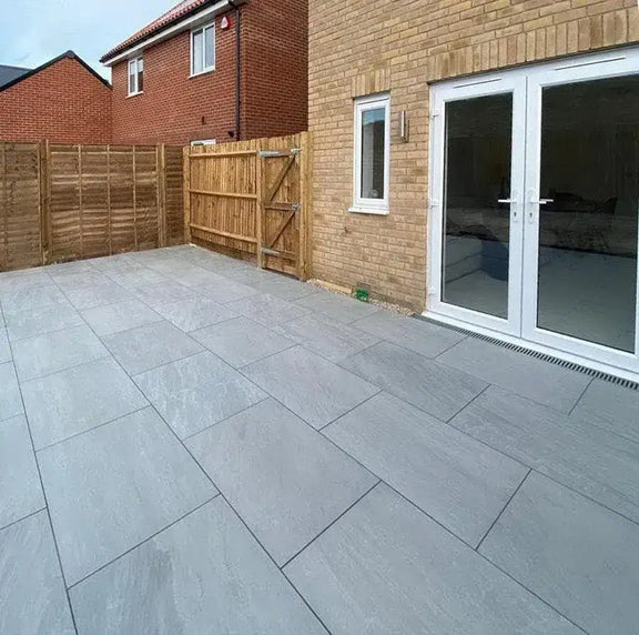 Kandla Grey Porcelain Paving Slabs 900 x 600