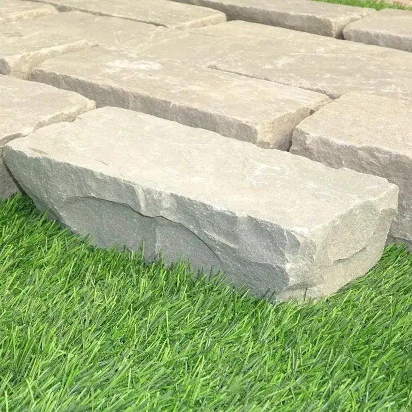 Kandla Grey Sandstone Cobble Setts 200 x 100 x 50