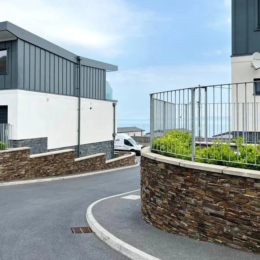 Exterior Stone Cladding Multicolour Slate Z Panels 550 X 200